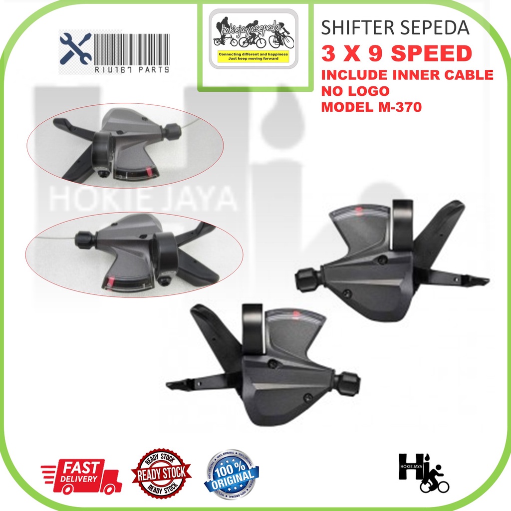 Jual RIU167 Shifter operan sepeda gunung 3 x 8 speed dan 3 x 9 speed ...
