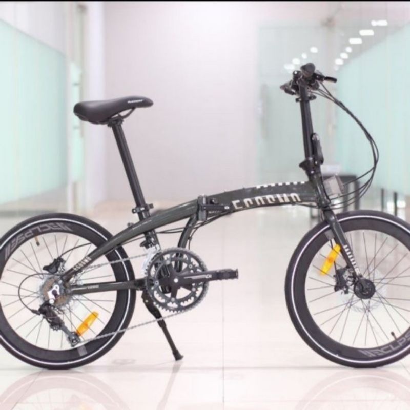 Jual Sepeda Lipat 20 inch Element Ecosmo Z8 451 hydraulic | Shopee ...