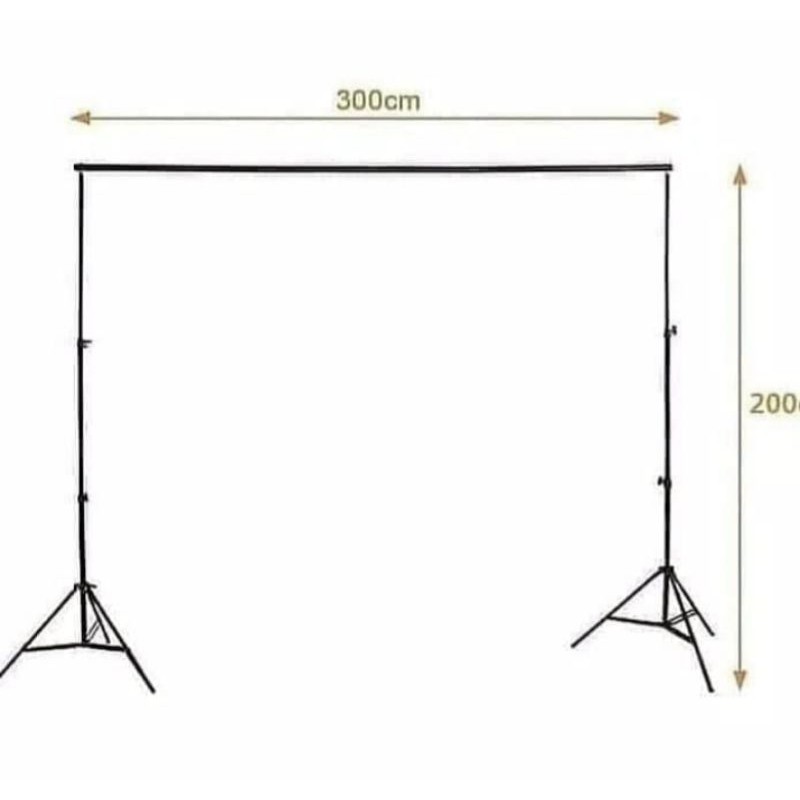 Jual PAKET LENGKAP BACKGROUND STAND BACKDROP KAIN GREEN SCREEN 2x2 ,3x3 ...