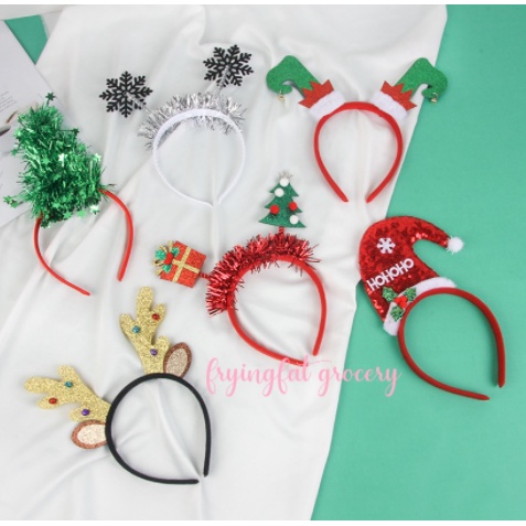 Jual Paket Bando Natal / Christmas per pcs atau per paket (isi 6 pcs ...