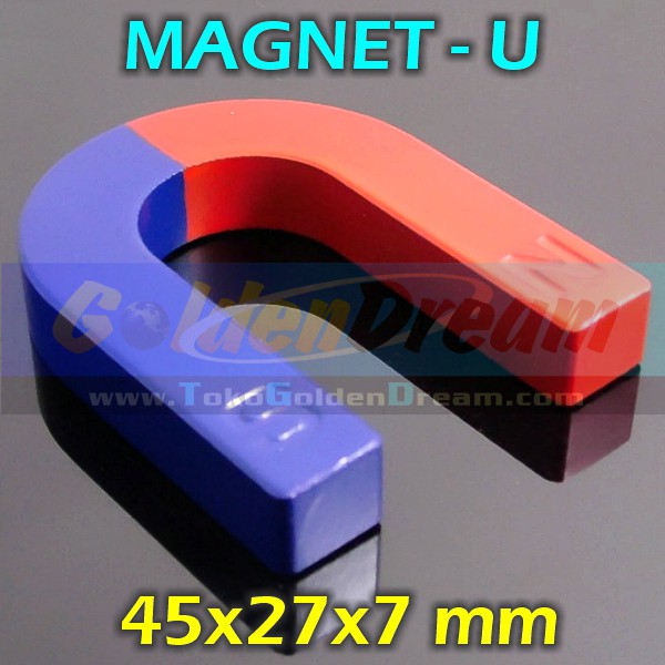 Jual Magnet U Tapal Kuda 45x27x7mm Ladam Besi Berani | Shopee Indonesia