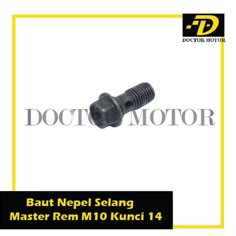 Jual Baut Nepel Selang Master Rem M10 Kunci 14 atau Baut Bolong Benjo ...