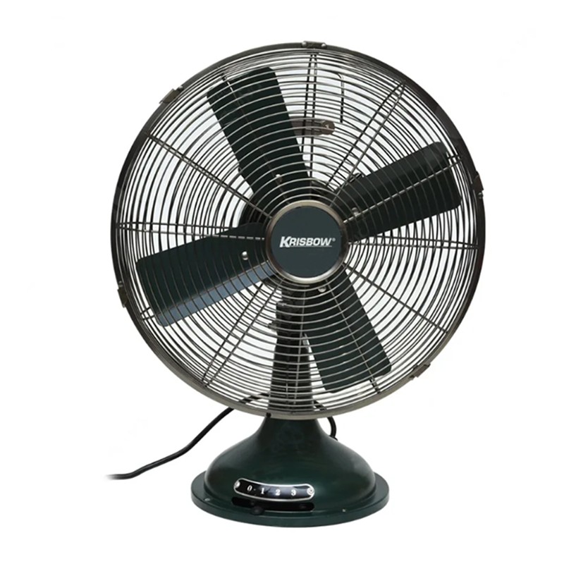 Jual Krisbow Table Fan Vintage Hijau 14 Inch Kipas Angin Meja ...