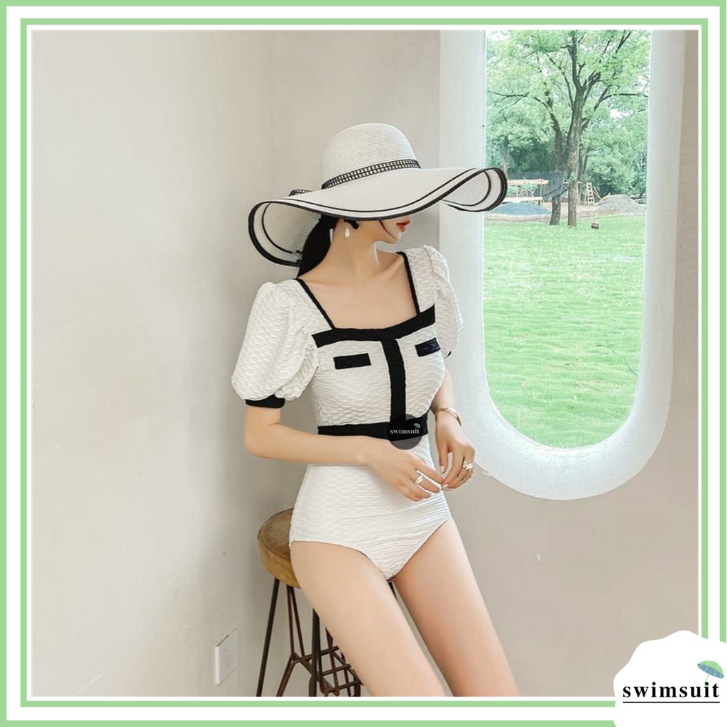Jual Swimsuit Baju Renang Sexy Wanita Big Size Import One Piece Gaya