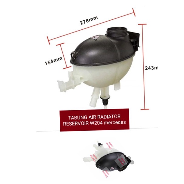 Jual TABUNG AIR RADIATOR RESERVOIR TANGKI TANDON W204 W212 C-CLASS ...