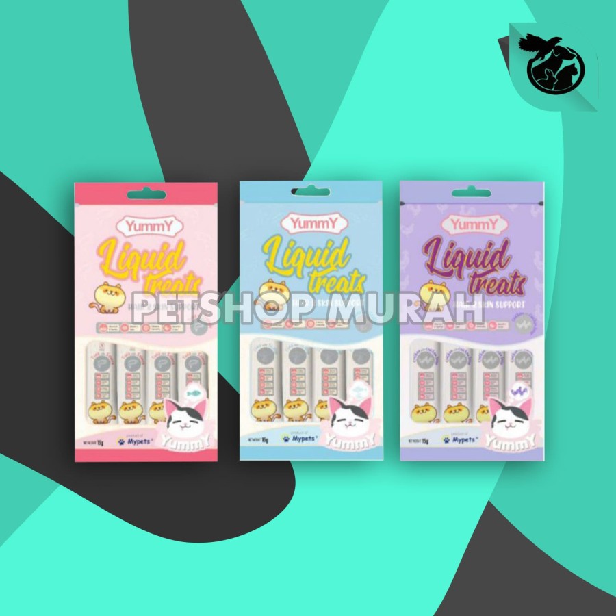 Jual Snack Kucing Yummy liquid Cat treats Creamy 60 Gram | Shopee Indonesia