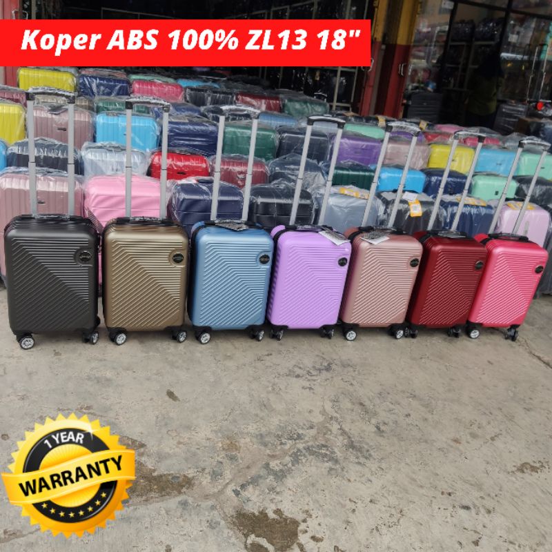 Jual Koper ABS 100% ZL13 18" GARANSI 1 TAHUN koper murah koper polo ...