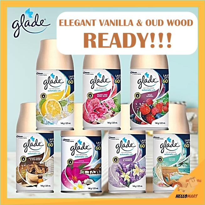 Jual ORIGINAL Glade Matic Spray REFILL Air Freshener 146 gr / 225 ml ...