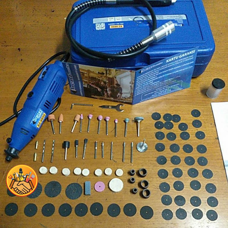 Jual Mini Die Grinder Tuner Set 40 92 pcs Gerinda Bor Mini plus ...