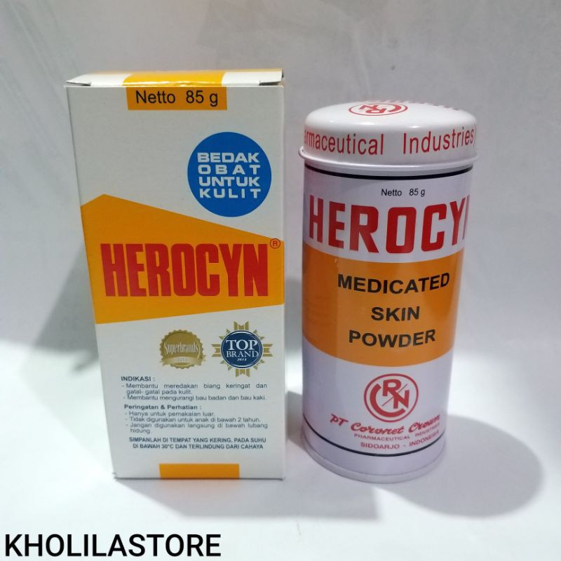 Jual Herocyn Bedak Gatal Dewasa 85gr | Shopee Indonesia