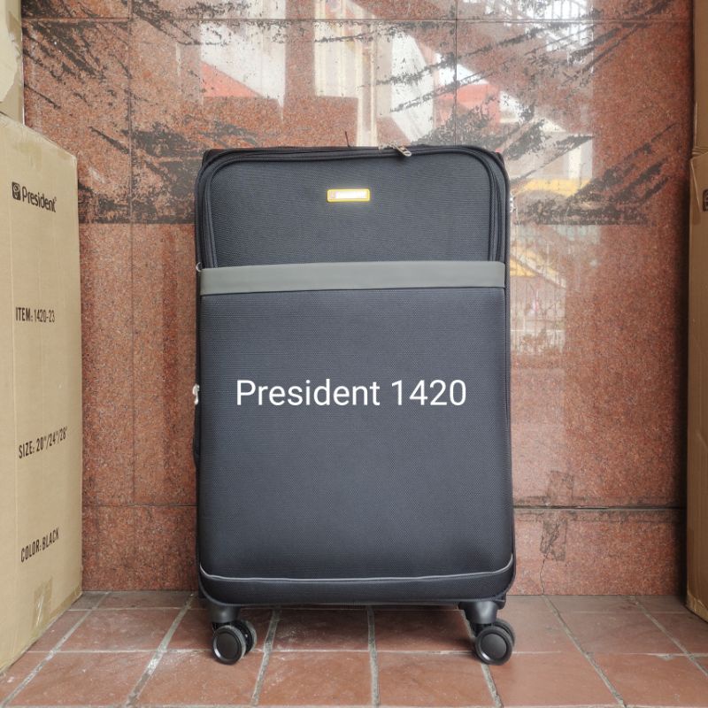 Jual koper President bahan kain kanvas (1420) ORI, 28 inch | Shopee ...