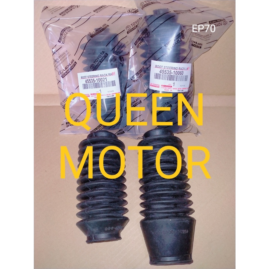 Jual KARET BOOT RACK STEERING KARET RACK END LONG TIE ROD TOYOTA ...