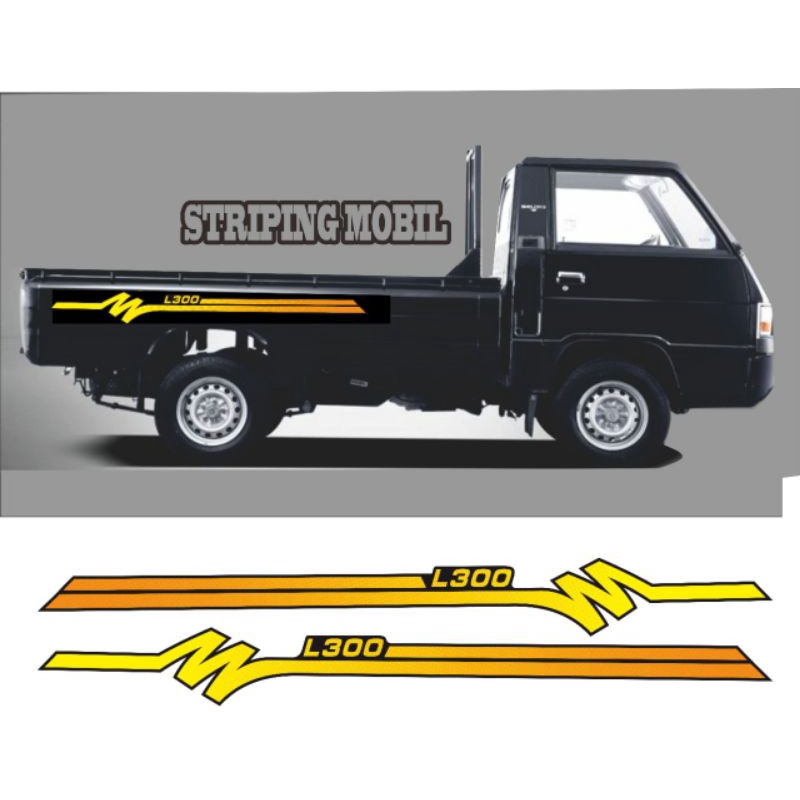 Jual Striping stiker lis Mitsubishi L300 pick up | Shopee Indonesia