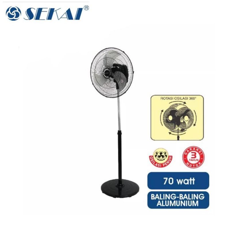 Jual SEKAI Stand Fan 18" SFN1809 | Shopee Indonesia