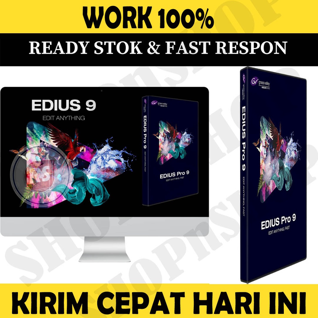 Jual Video Editing Edius Pro 9 Full Version support Windows 10 | Shopee ...