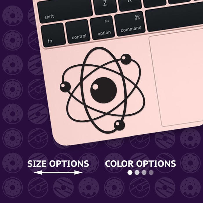 Jual Decal Sticker Laptop Stiker Lucu Logo Atom Science Symbol Kimia ...
