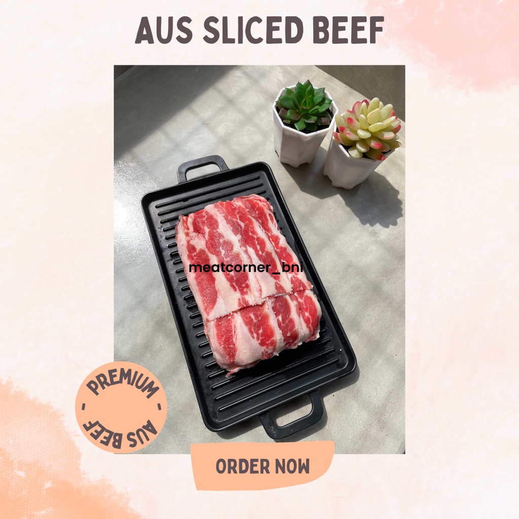 Jual AUS SHORT PLATE / AUS SLICE BEEF / DAGING SAPI SLICE YOSHINOYA ...