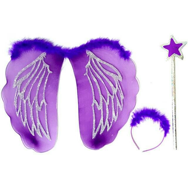 Jual ANGEL WINGS - SAYAP ANGEL - UNGU ( kostum pesta / natal ) | Shopee ...