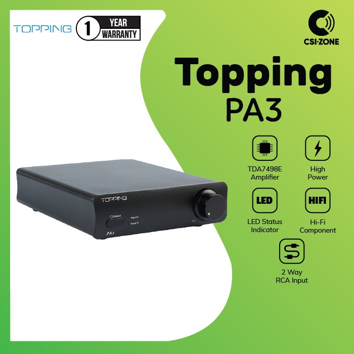 Jual Topping PA3 Desktop Hi-Fi Digital Amplifier | Shopee Indonesia