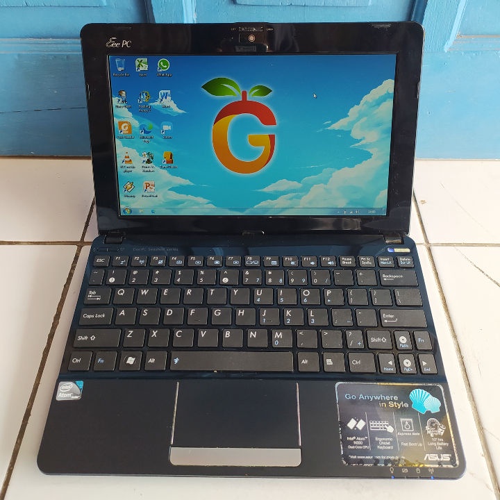 Jual Asus 1015PE Hitam Intel Atom N550 RAM 2GB HDD 250GB Netbook Notebook Second | Shopee Indonesia