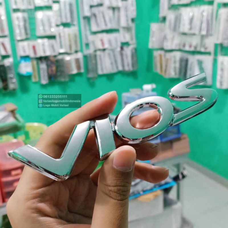 Jual Emblem logo VIOS g1 g2 g3 VIOS limo ukuran original bagasi toyota ...