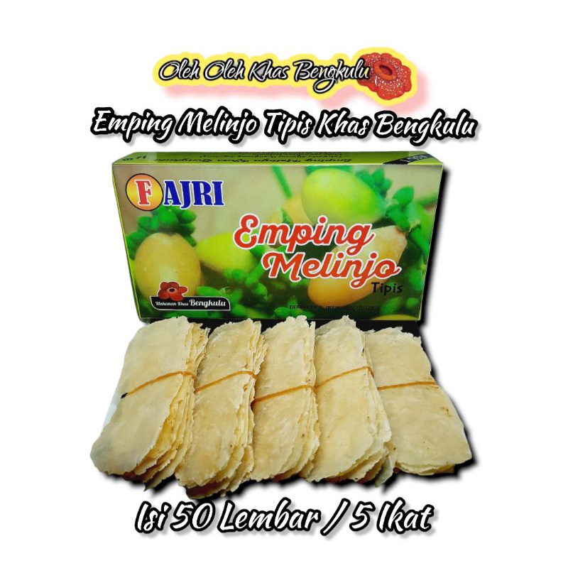 Jual EMPING MELINJO TIPIS KHAS BENGKULU ISI 50 LEMBAR | Shopee Indonesia
