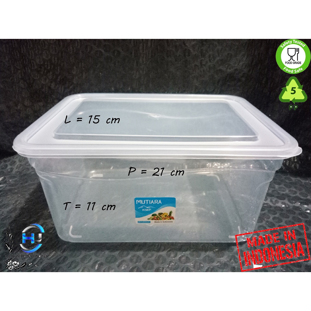 Jual Food Box 2500ml Plastik / KMP / Kotak Makan 2,5L / Tempat Donat / Container | Shopee Indonesia