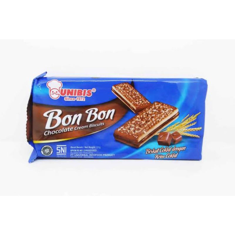 Jual Unibis Bon Bon Chocolate Cream 200g | Shopee Indonesia