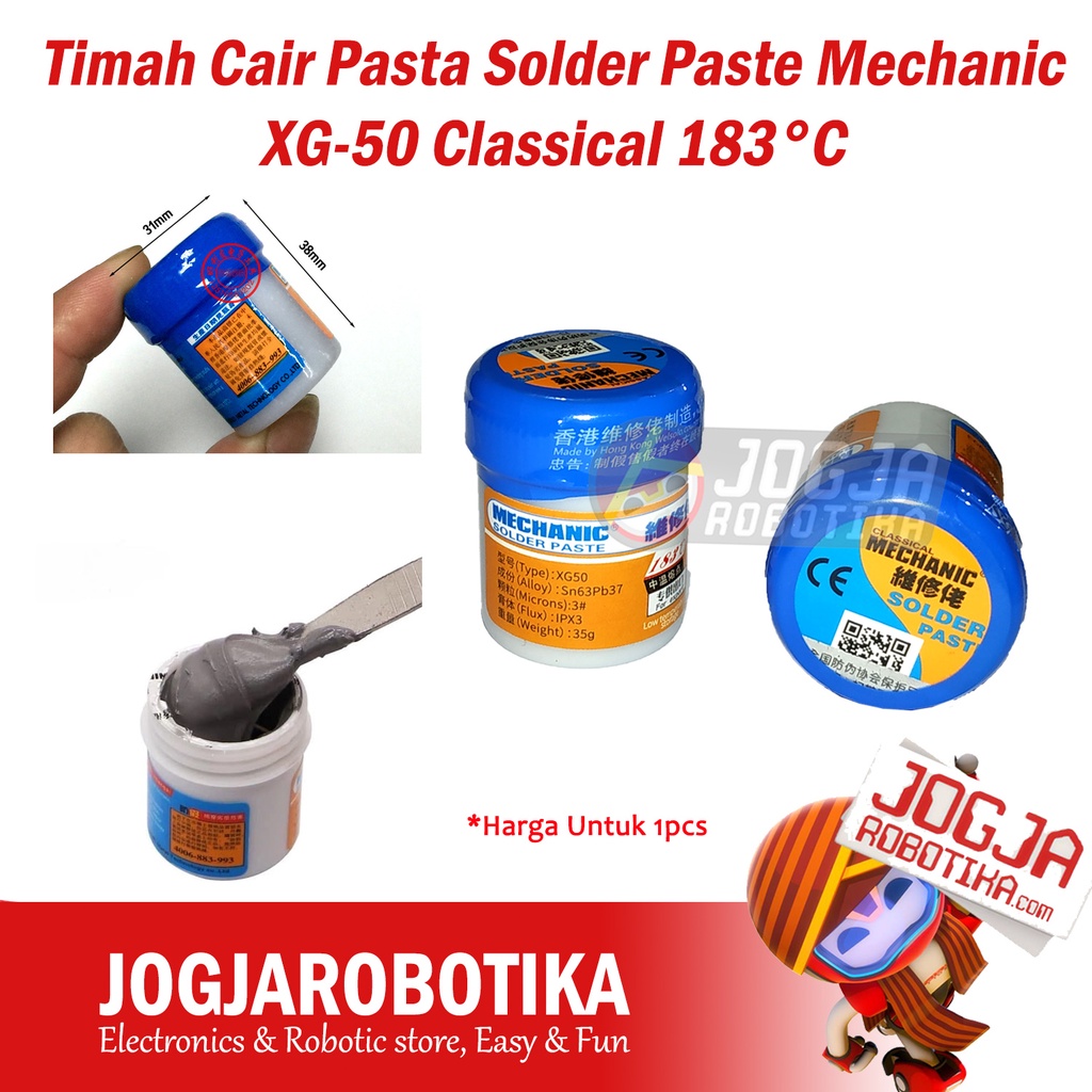 Jual Timah Cair Pasta Solder Paste Mechanic XG-50 XG50 XG40 XG-40 ...
