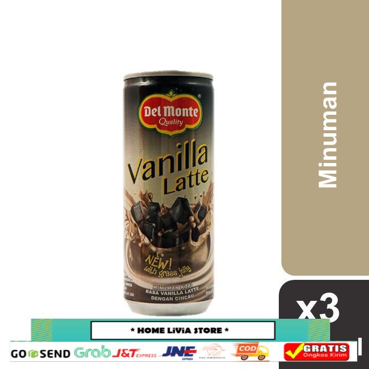 Jual Del Monte RTD Vanilla Latte 3 x 240 mL | Shopee Indonesia