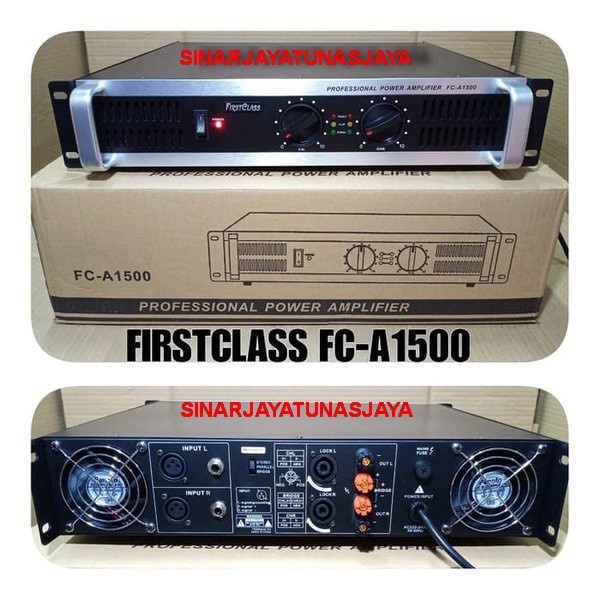 Jual POWER AMPLI FIRSTCLASS FCA1500 POWERED AMPLIFIER | Shopee Indonesia
