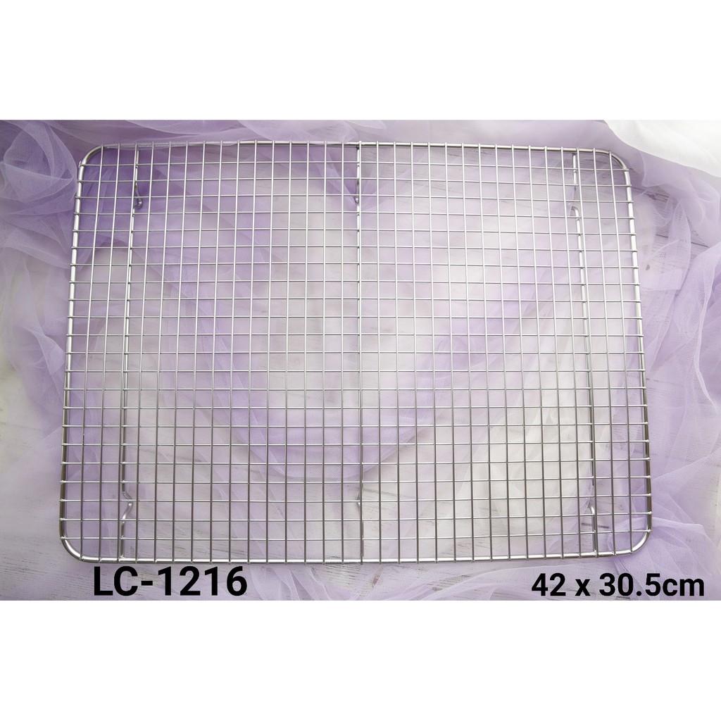 Jual LC-1216 Lain-lain tatakan gorengan wire mesh baking rack stainless ...
