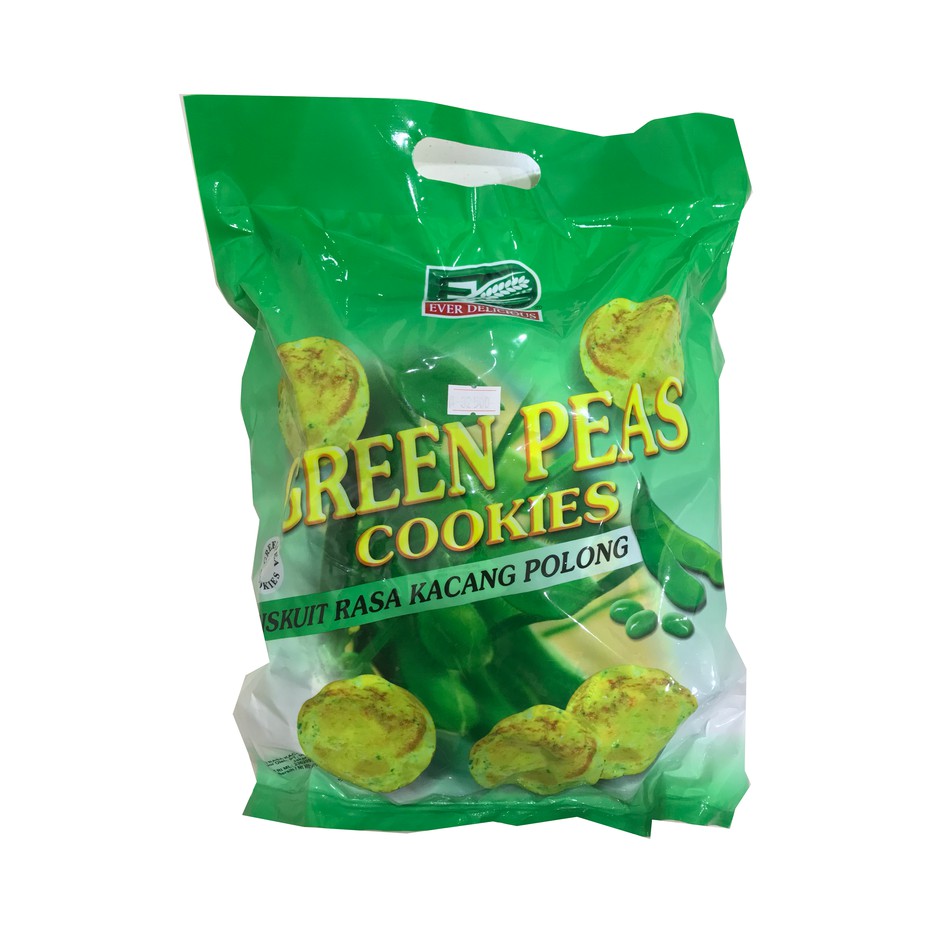 Jual EVER DELICIOUS GREEN PEAS COOKIES 400G | Shopee Indonesia