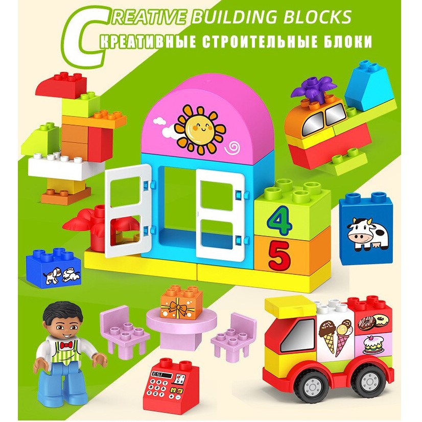 Jual Mainan Balok Besar Brick Set Mainan Edukasi Belofty Toys | Shopee ...