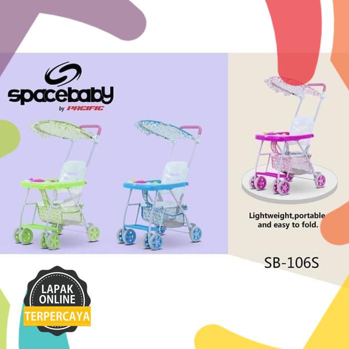 Jual Jual Kursi Stroller Baby Chair Magic Stroller Space Baby Bypacific Sb-106S Barang Original ...