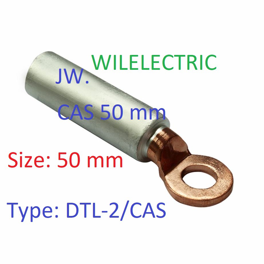 Jual Kabel Skun AlCu 50 mm bimetal DTL-2 50mm cable lug Al/Cu aluminium tembaga | Shopee Indonesia