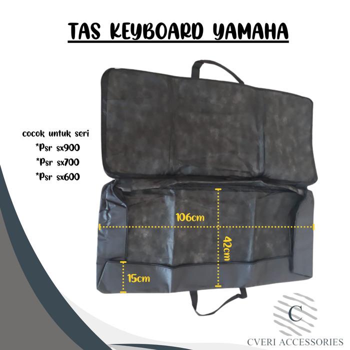 Jual Tas Keyboard Yamaha Seri Besar Warna Hitam | Shopee Indonesia