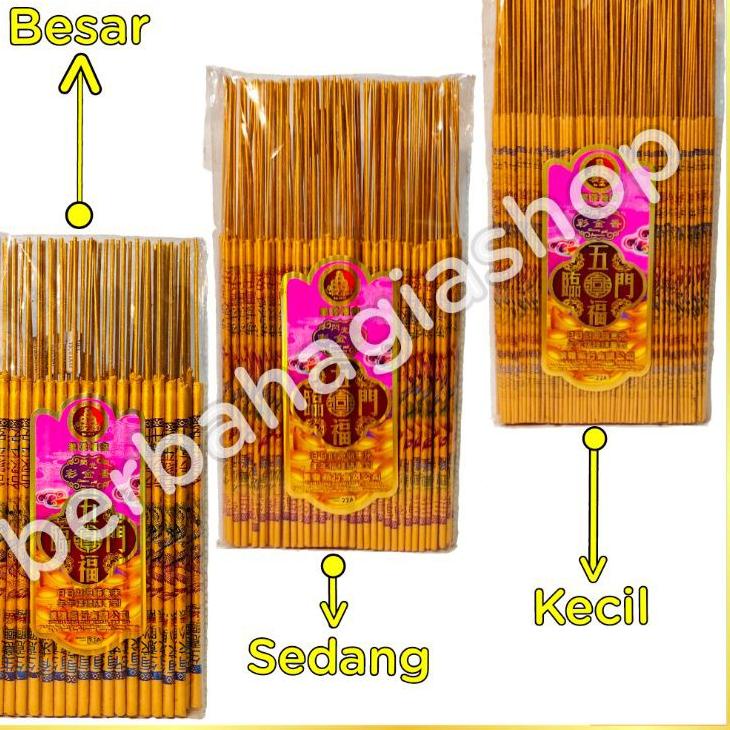 Jual Hio Dupa Stik Emas Wangi Gambar Naga Tulisan Chinese Sembahyang ...