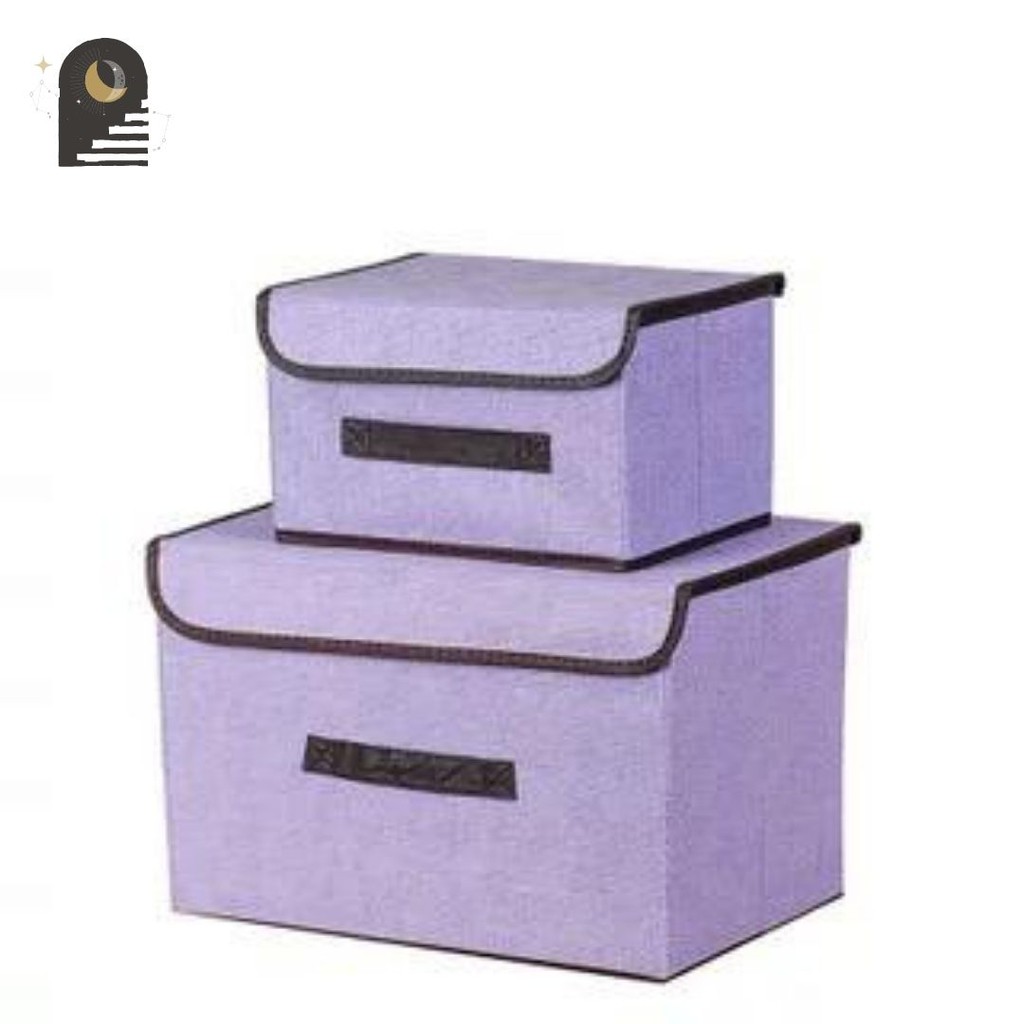 Jual Either.id | Tempat Penyimpanan Baju Pakaian Storage Box 2in1 Kain ...