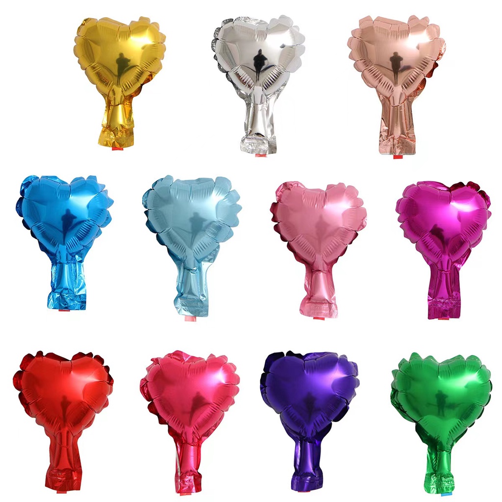 Jual balon foil bintang hati 5in /12cm balon balon huruf balon ulang ...
