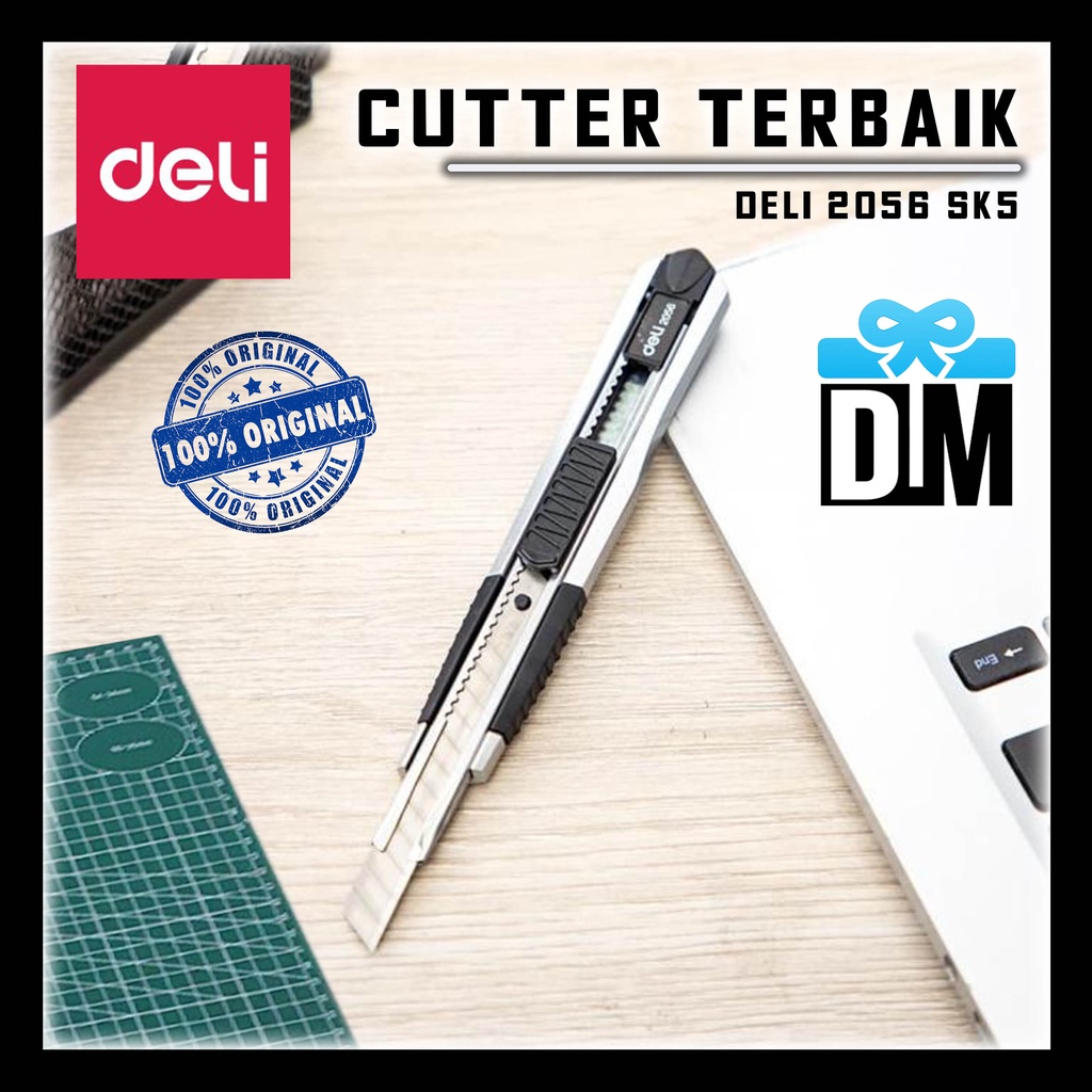 Jual Cutter Silet Kualitas Terbaik DELI 2056 EXCEED SK5 bukan cutter ...