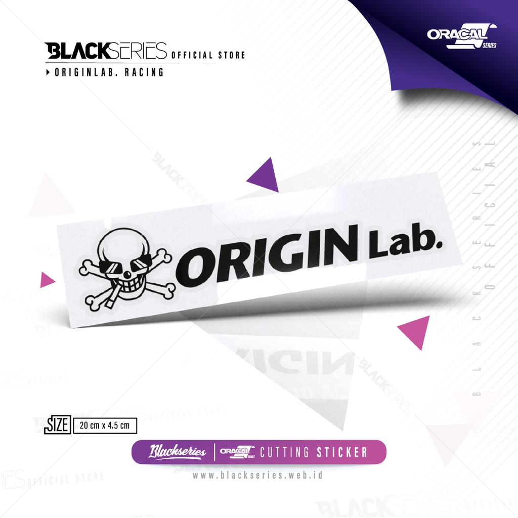 Jual Stiker Origin Lab | Stiker Mobil Origin Lab | Cutting Sticker ...