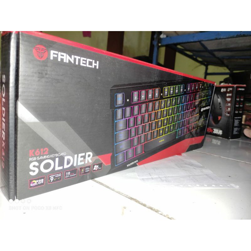 Jual PRELOVED KEYBOARD GAMING MEMBRANE Fantech Soldier K612 | Shopee ...