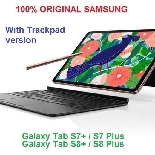 Jual Book Cover Keyboard SAMSUNG Galaxy Tab S8+ Tab S8 Plus 5G ada ...