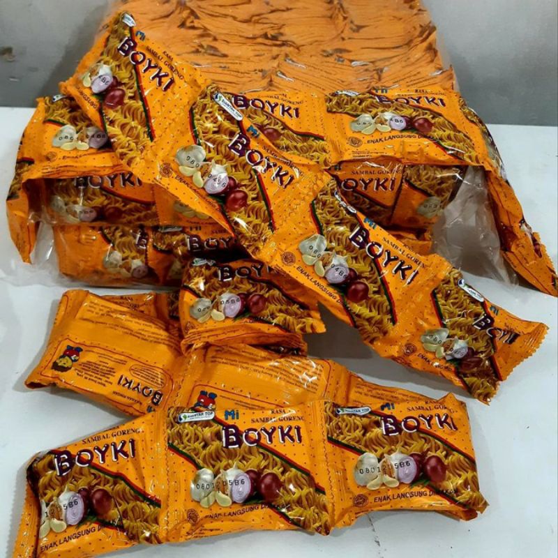 Jual Mie Boyki Besar Snack Jadul 10pc/renceng | Shopee Indonesia