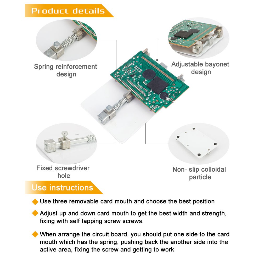 Jual Penjepit PCB Ragum PCB Holder Jakemy PCB Stand Series - JM-Z15 ...