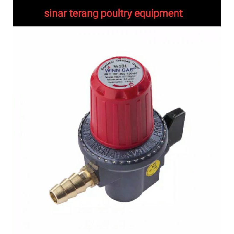 Jual Regulator LPG tekanan tinggi high pressure w 181 nm win Gas ...