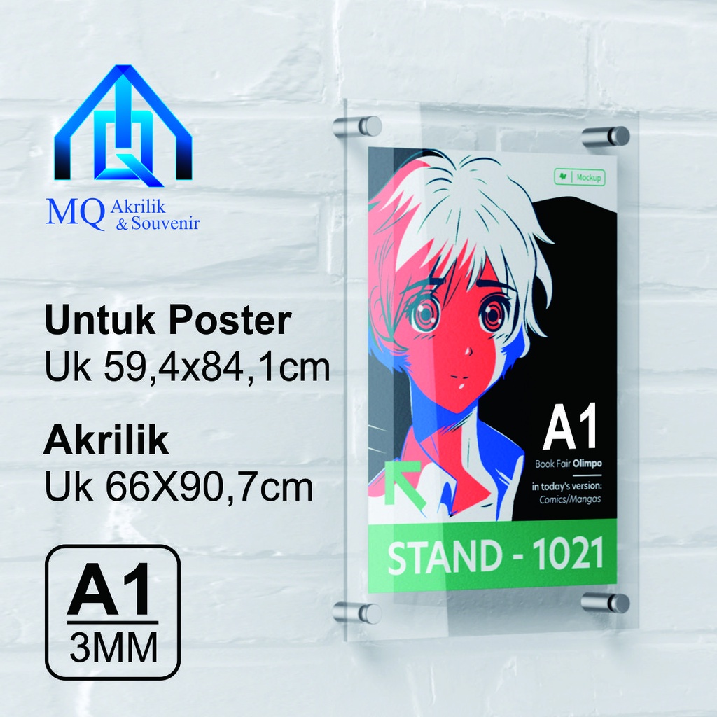 Jual Frame Akrilik Poster Dinding | Pigura Akrilik Dinding | Frame ...