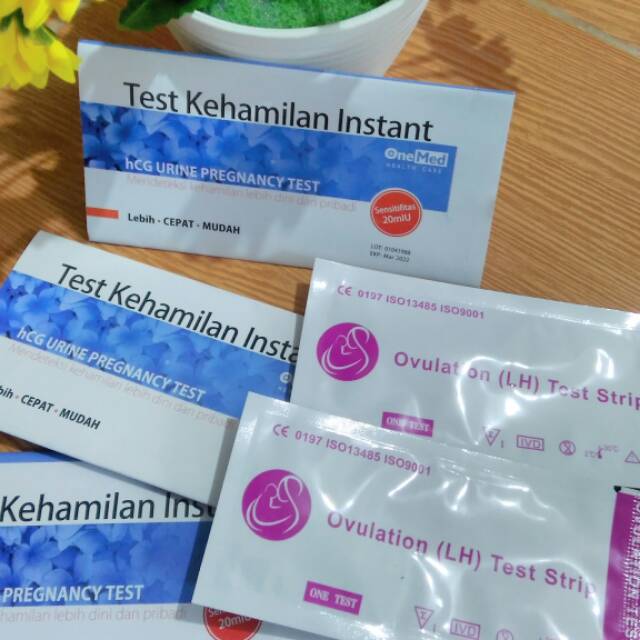 Jual Tes kehamilan testpack dan tes kesuburan lh ovutes alat promil ...