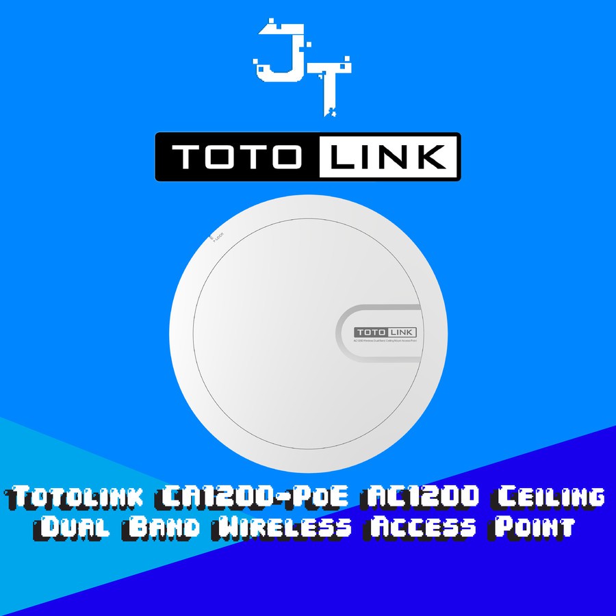 Jual Totolink CA1200-PoE AC1200 Ceiling Dual Band Wireless Access Point ...